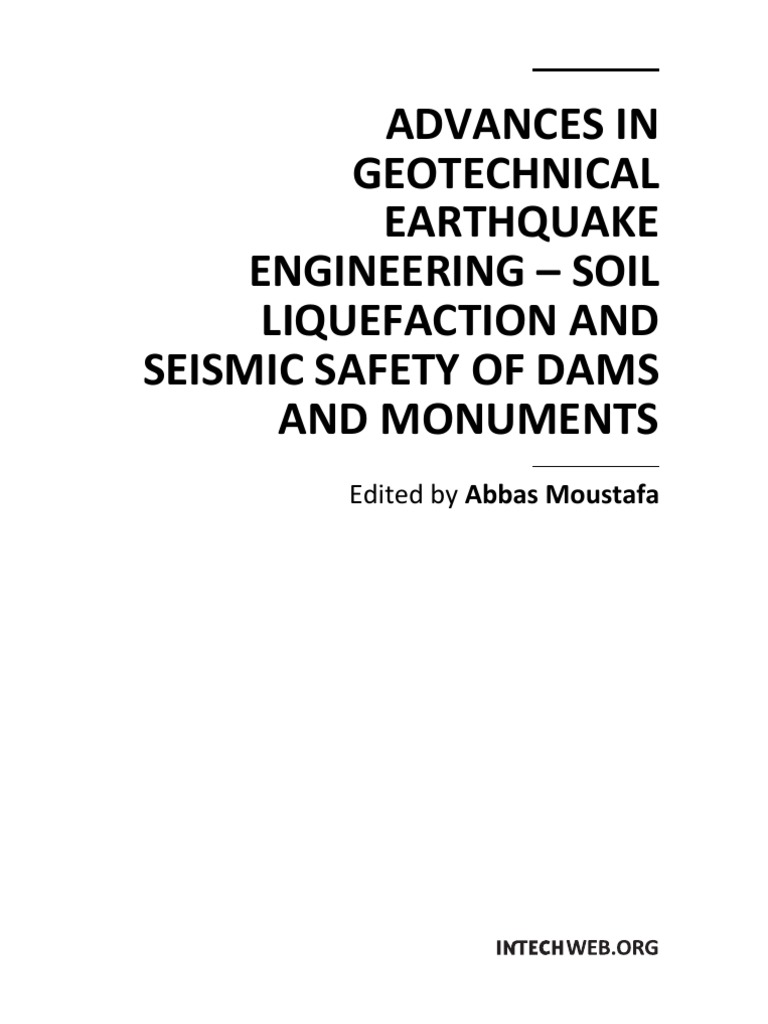 Advances in Geotechnical Earthquake Engineering - Soil Liquefaction and ...