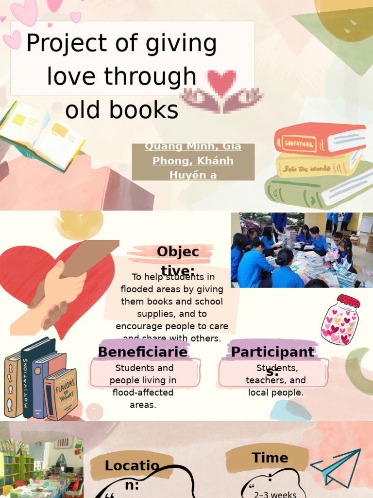 Project of Giving Love Through Old Books | PDF