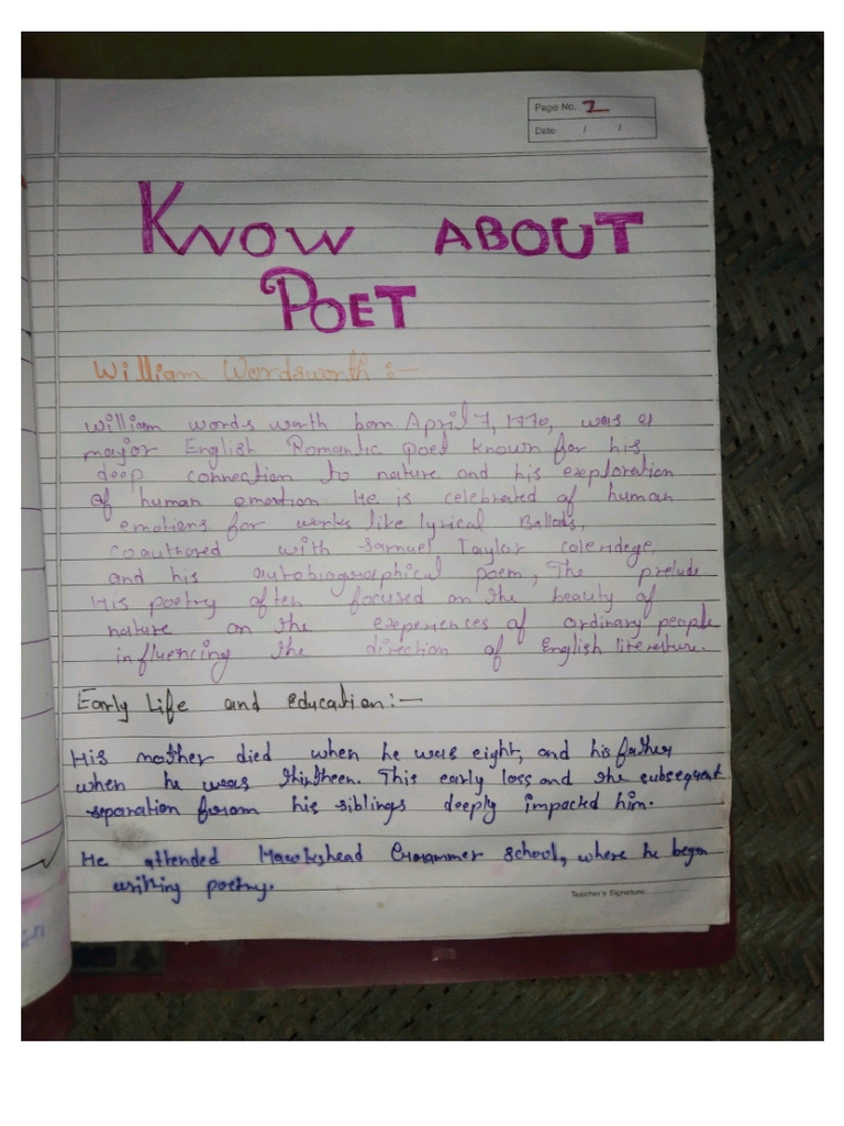 English Project Work | PDF
