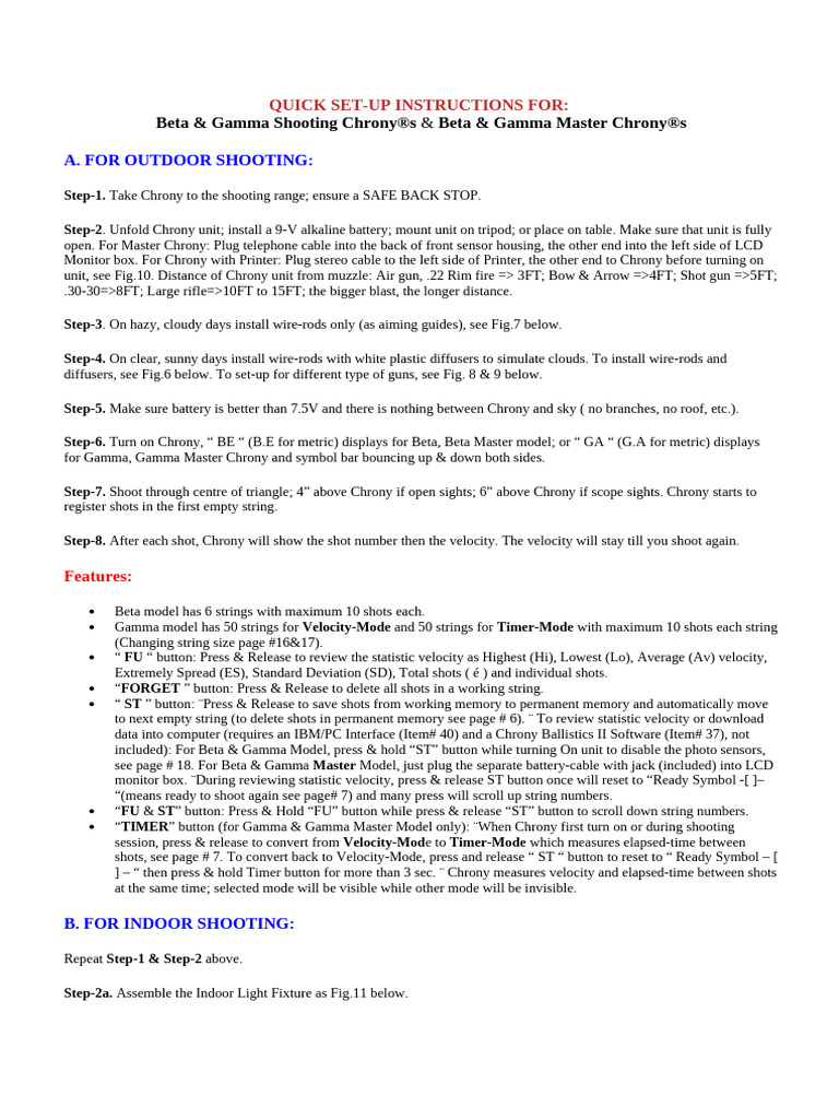 Chrony Beta instructions manual | PDF | Standard Deviation | Normal ...