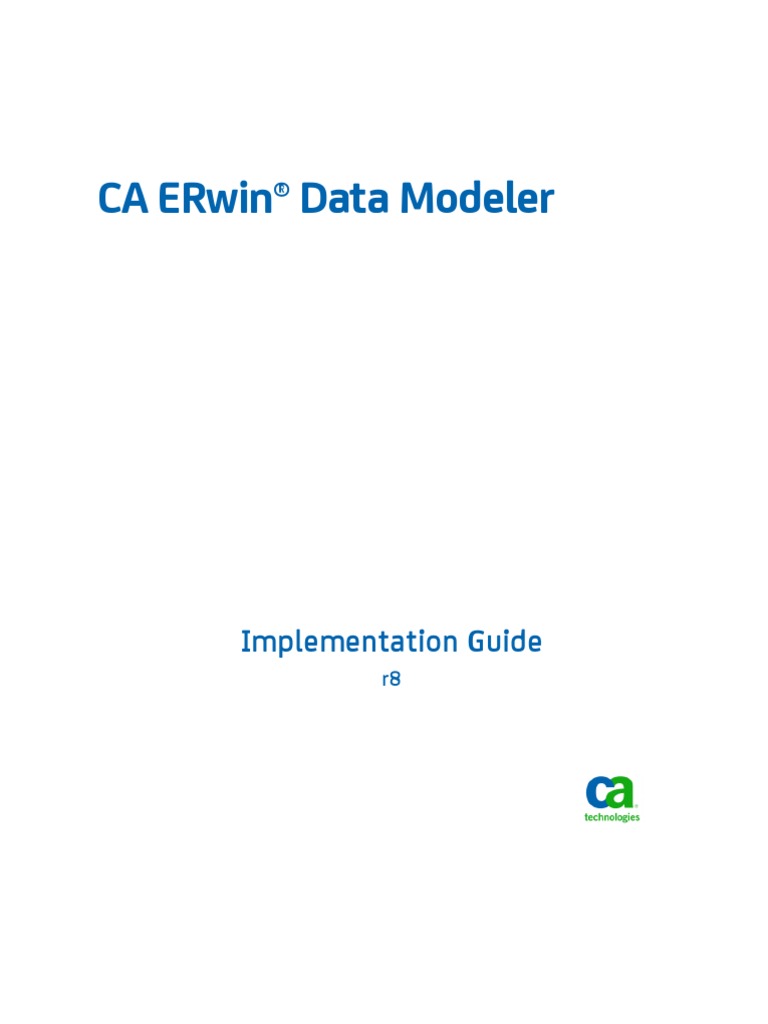 ERwin Manual | PDF | Data Model | Conceptual Model