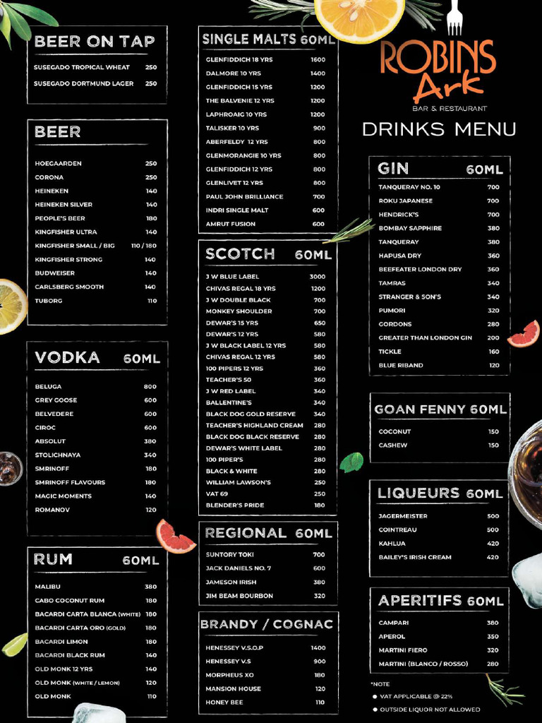 Drinks Menu | PDF