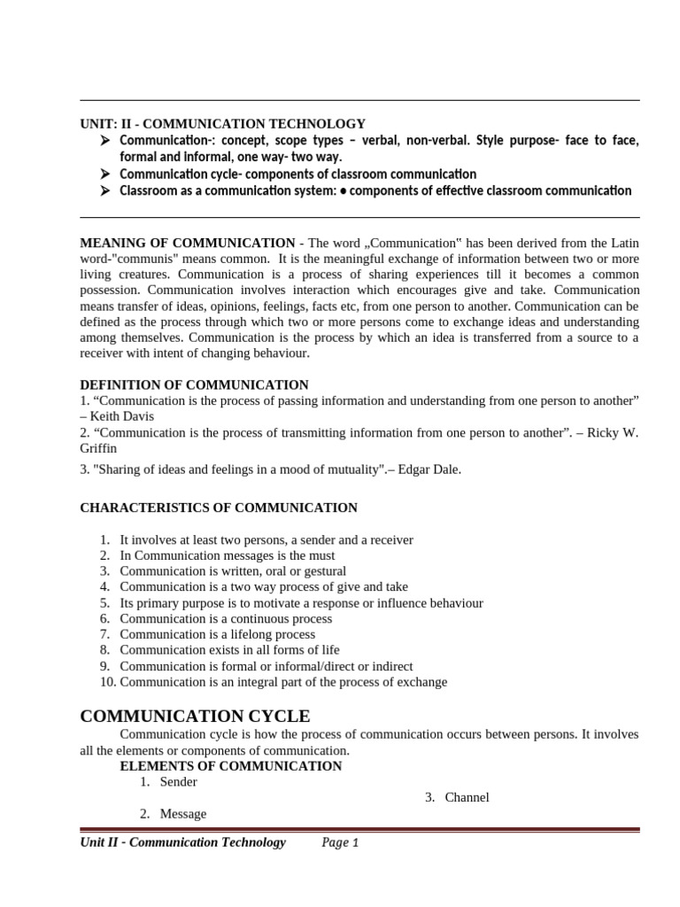Understanding Communication Technology | PDF | Communication ...