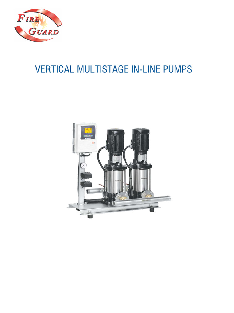 Vertical Multistage Inline Pumps Guide | PDF | Pump