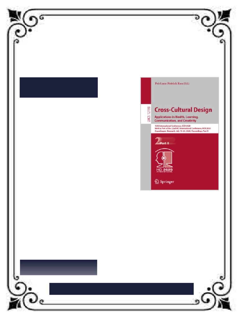 Cross Cultural Design Applications in Health Learning Communication and ...