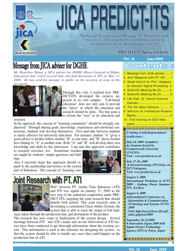 Predict-Its Newsletter Vol.12 | PDF | Patent | Intellectual Property