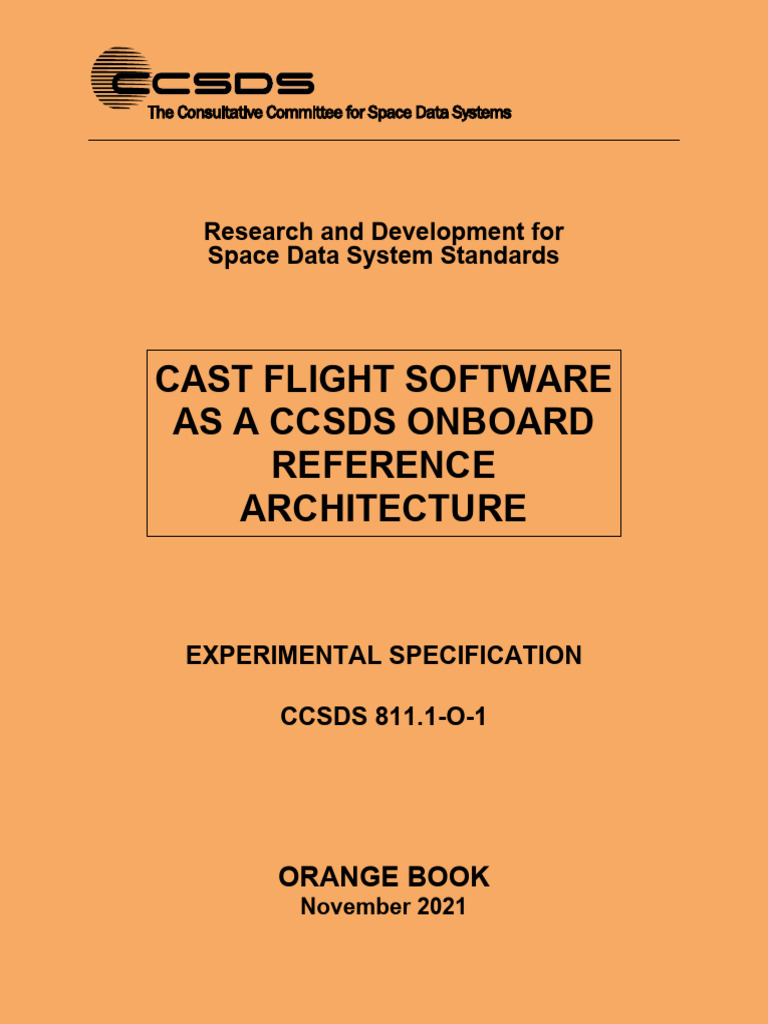 CAST Flight Software as a CCSDS Onboard Reference Architecture | PDF ...