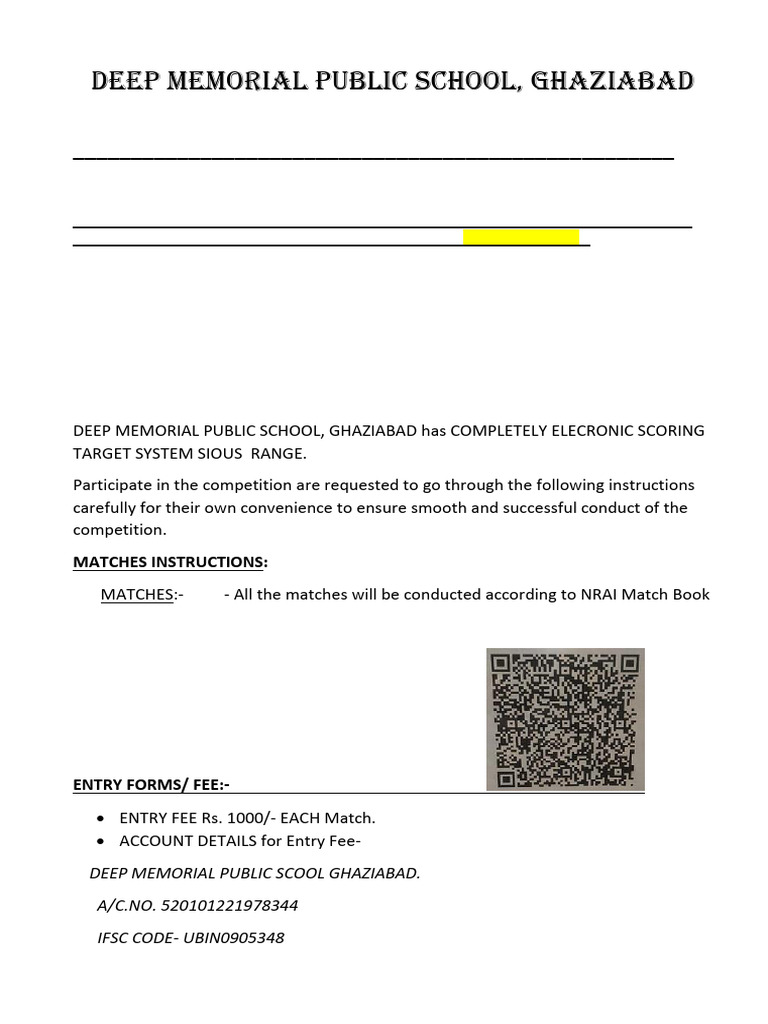 Dmps Shooting Championship 2026 | PDF