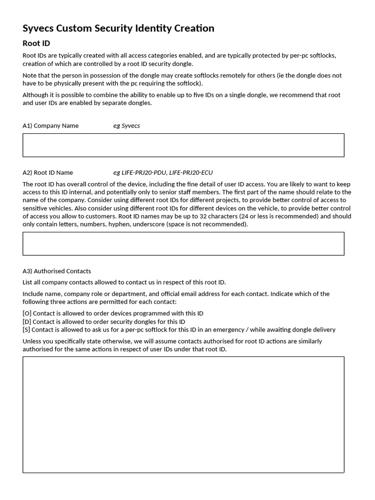 Syvecs Id Creation V1 | PDF | Computer Architecture | Software