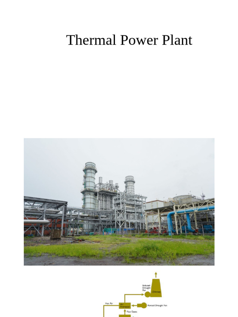 Thermal Power Plant | PDF | Chimney | Boiler