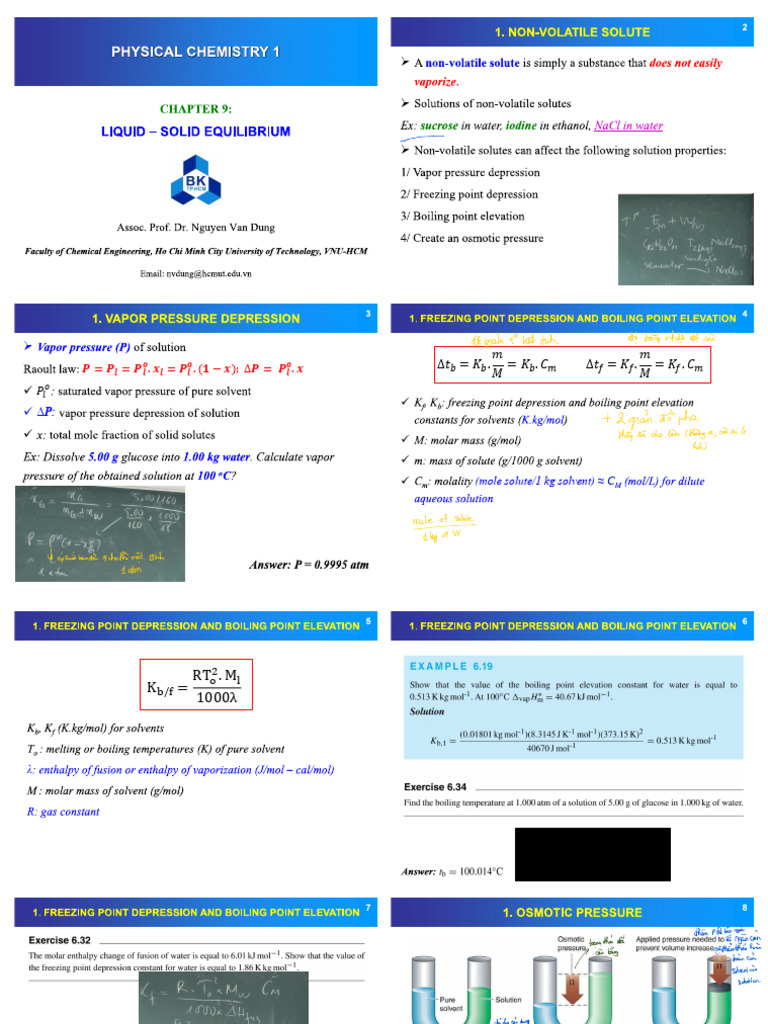 Chapter 9-Solid Liquid Equilibrium-P | PDF | Chemical Process ...
