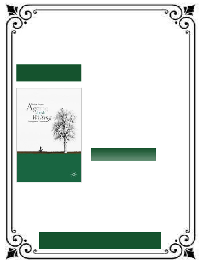 Ageing in Irish Writing Heather Ingman eBook open digital version | PDF ...