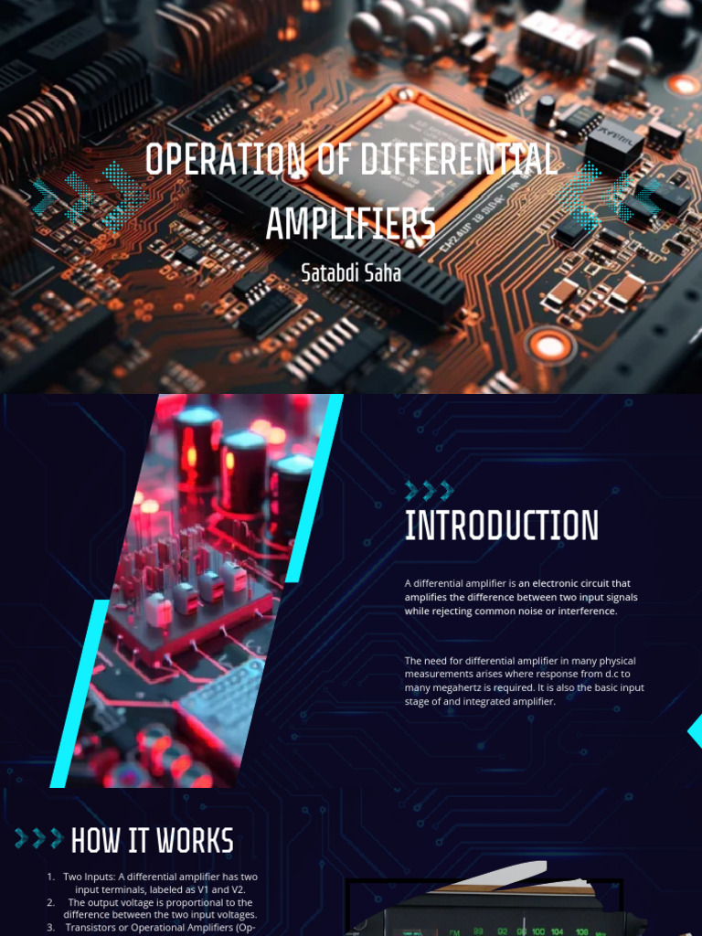 Differential Amplifiers (2) | PDF | Amplifier | Operational Amplifier