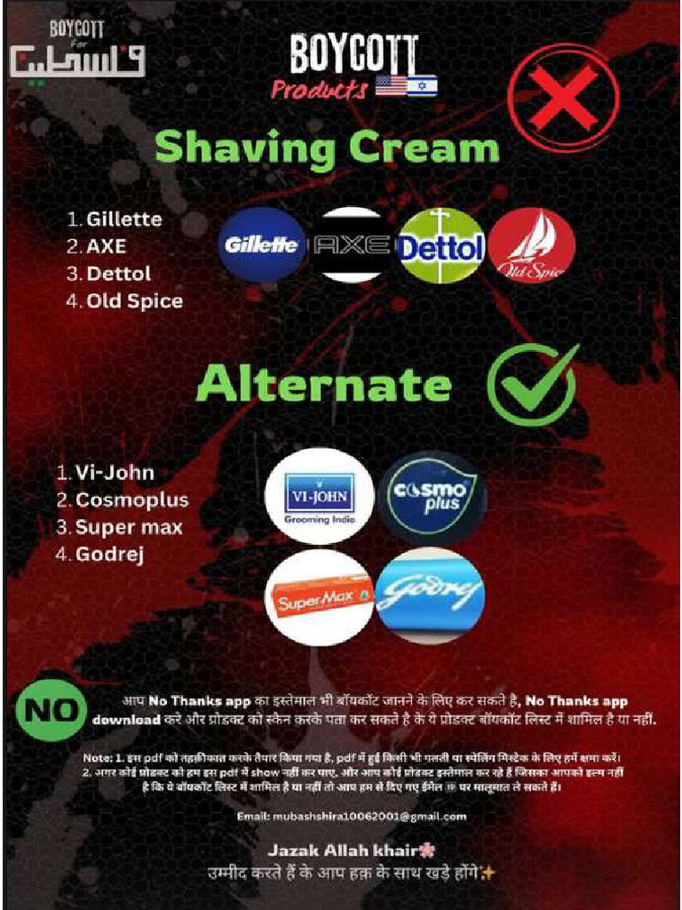 Boycott Israeli Products | PDF