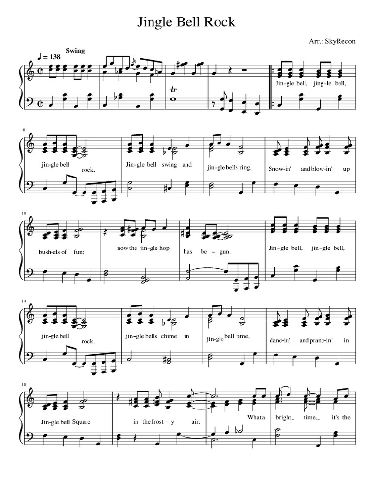 Jingle Bell Rock Sheet Music | PDF