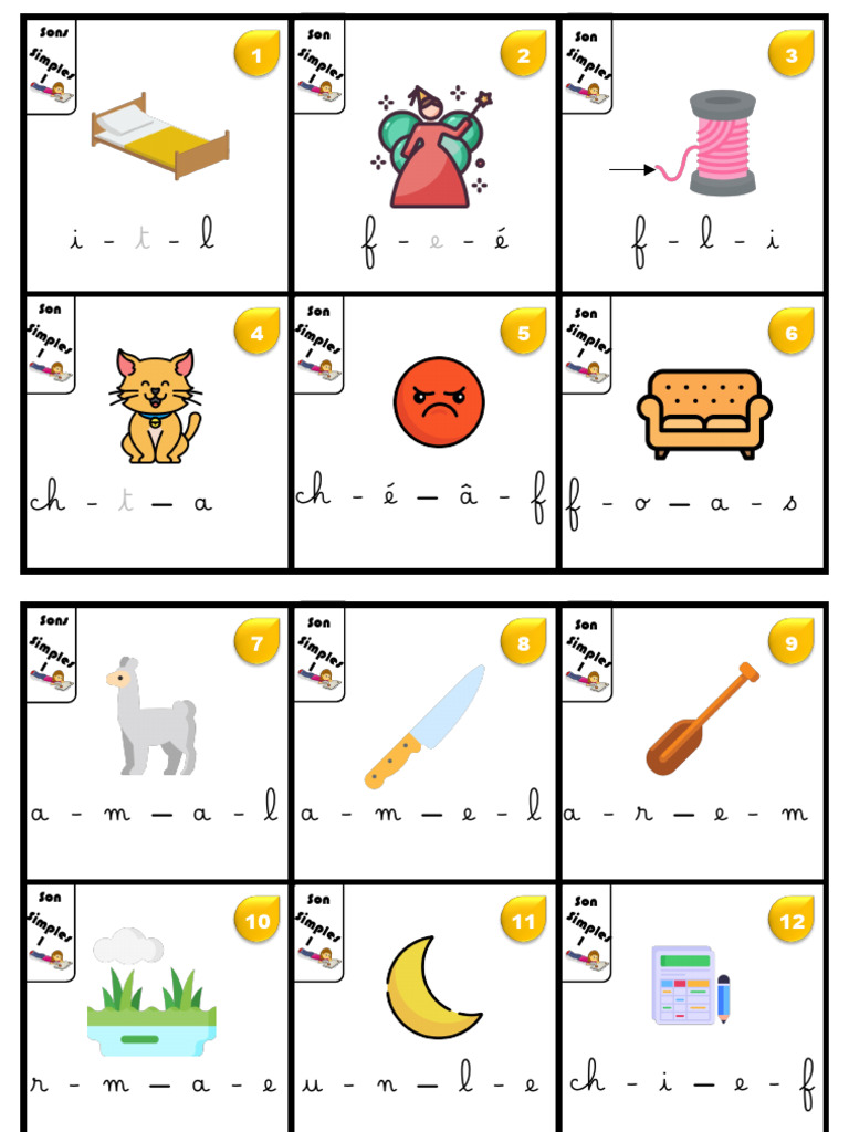 Dictee Muette Sons Simples | PDF