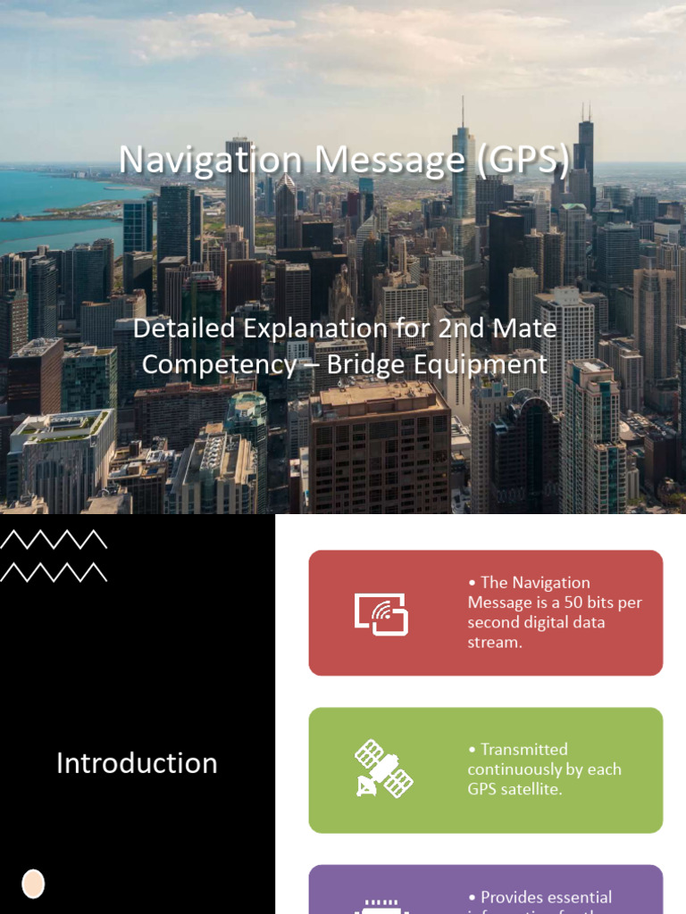 Navigation Message GPS Presentation | PDF
