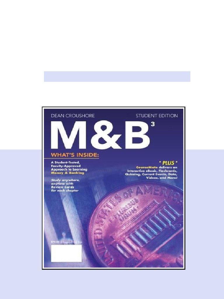 (Ebook) M&B3 by Dean Croushore ISBN 9781285167961, 1285167961 available ...