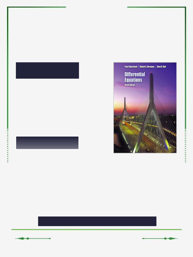 Differential Equations Third Edition Paul Blanchard ebook all content ...