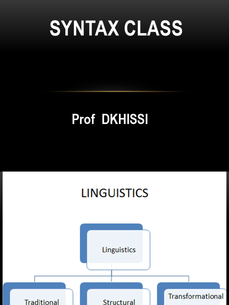 2- Syntax (Full) | PDF | Syntax | Phrase