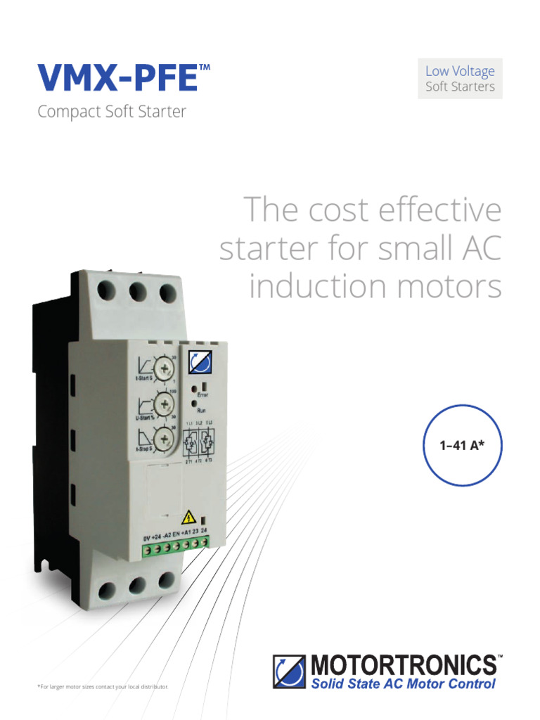 Motortronics VMX PFE Series 1 | PDF | Alternating Current | Electrical ...