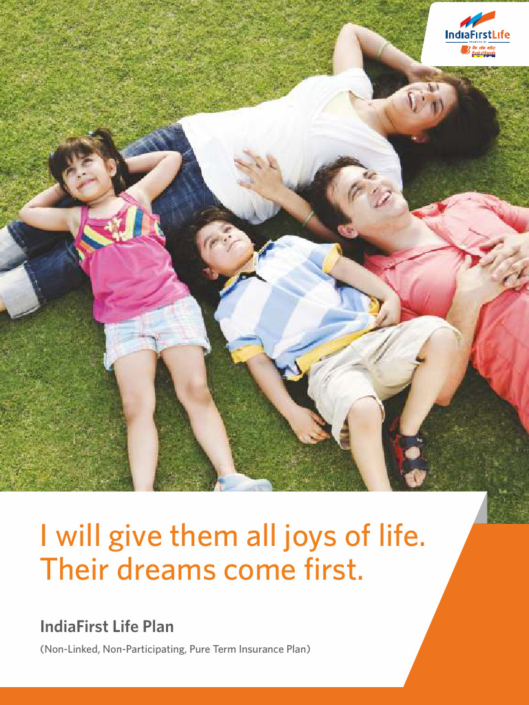 IndiaFirst Life Plan Brochure | PDF | Insurance | Life Insurance