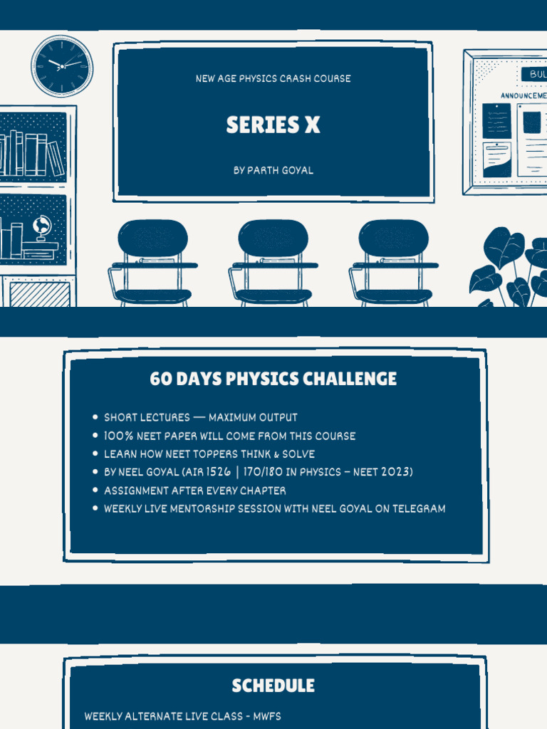 SERIES X - Physics 2 Month Crash Course Planner | PDF | Electromagnetic ...
