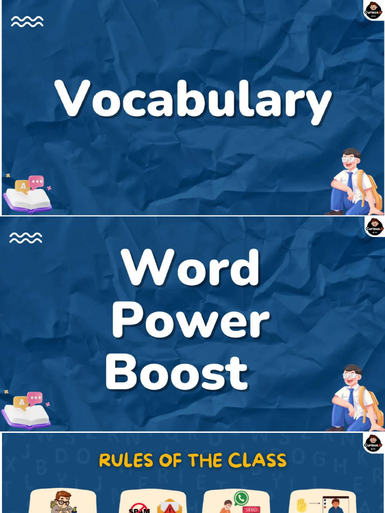 Word Power Boost - Mastering Antonyms, Synonyms, Prefixes, Suffixes ...