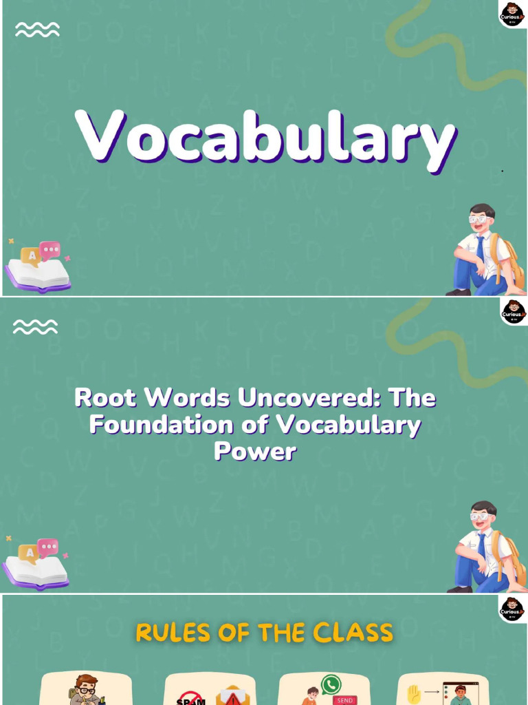 Root Words Uncovered - The Foundation of Vocabulary Power | PDF