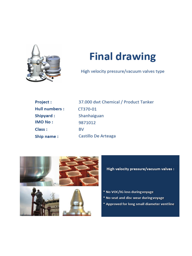 O15-A-High Velocity Pressure Vacuum Valves Typ Final Drawing | PDF ...
