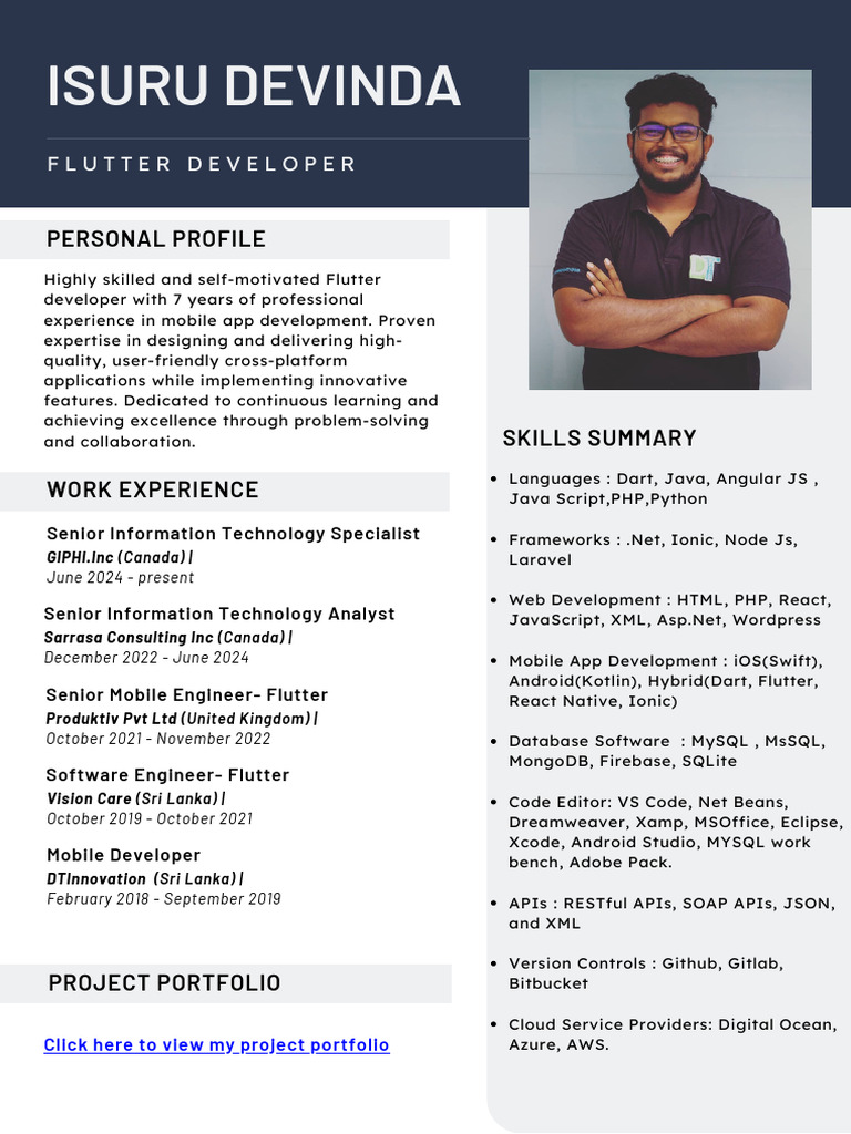 Resume Isuru Devinda de Silva | PDF | Java Script | Information Technology