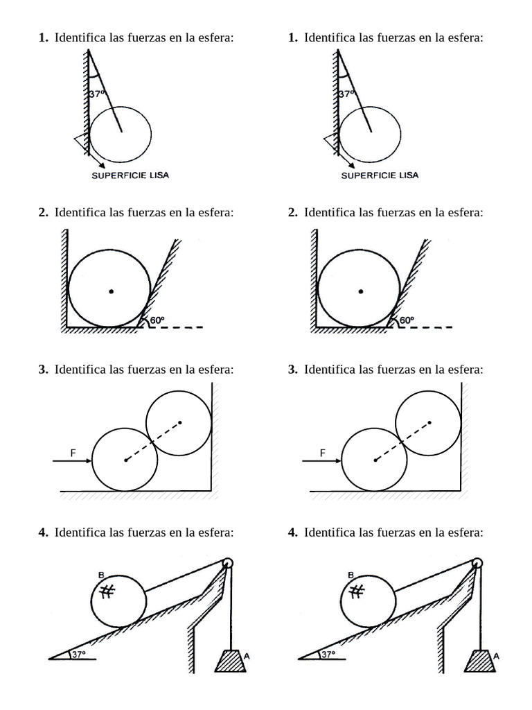 Identifica Las Fuerzas en La Esfera | PDF