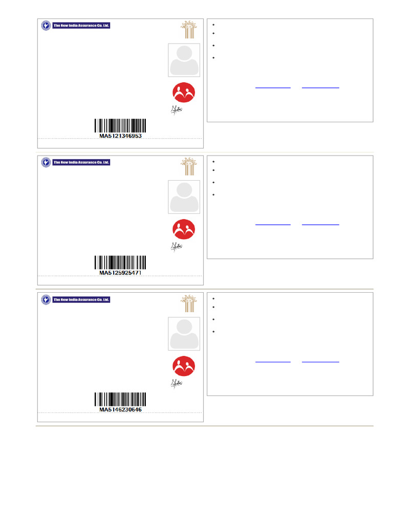 Sai Pallamolla Medi Assist Insurance Cards | PDF | Identity Document ...