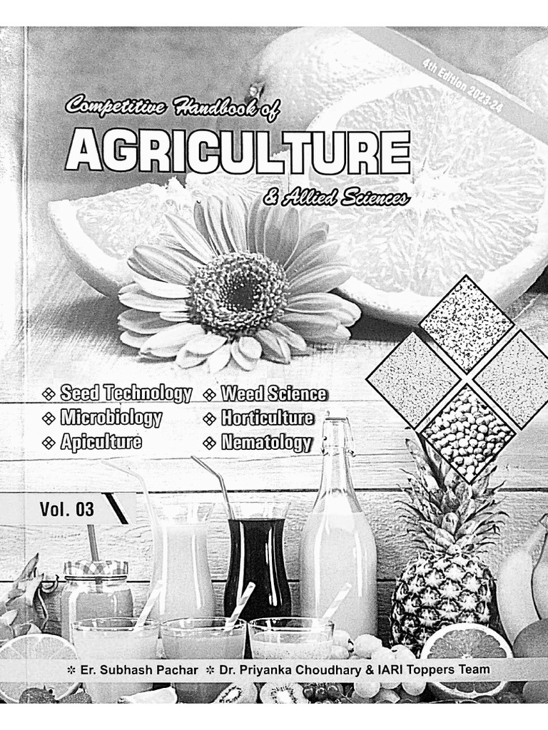 Seed, Weed, Microbio, Hort, API, Nemt | PDF