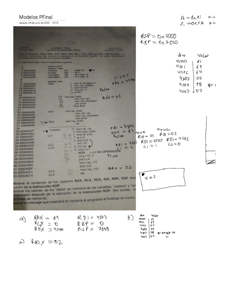 Ensamblador - Microsoft OneNote Online | PDF