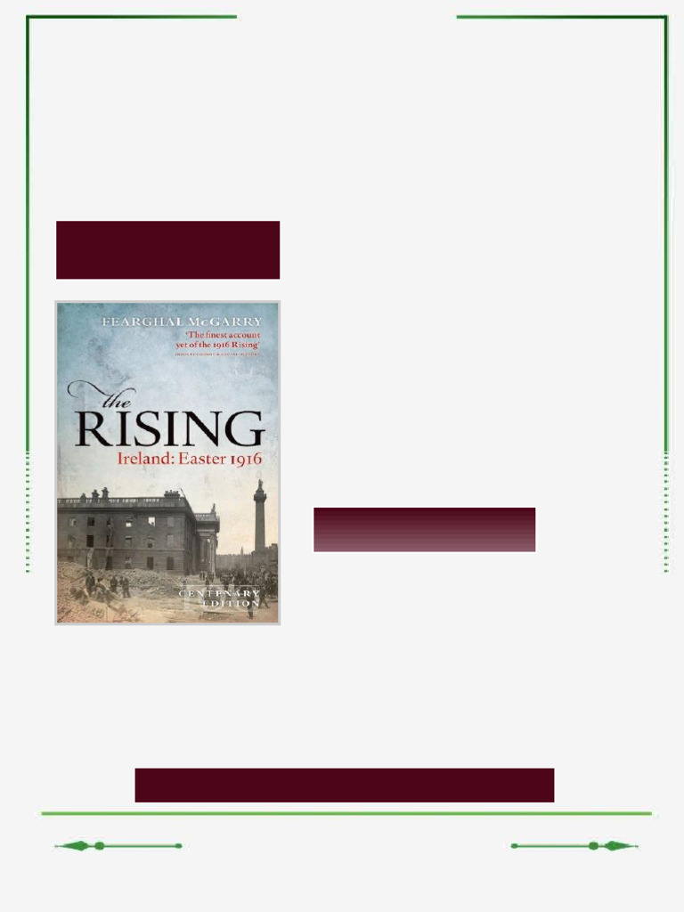 The Rising : Ireland, Easter 1916 (centenary edition, 2016) Mcgarry ...