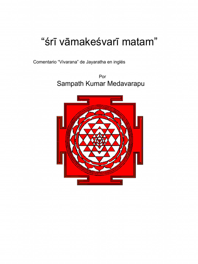 Ilide.info Vamakesvari Matam English Translation of Jayarathaamp39s ...