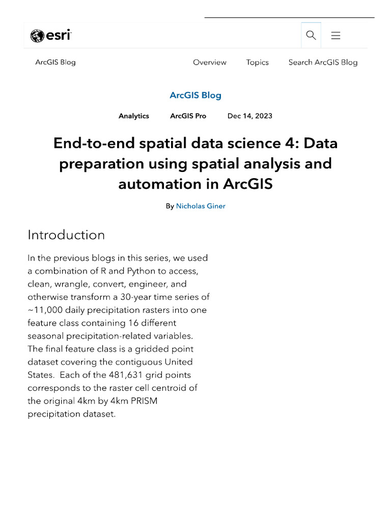 End-To-End Spatial Data Science 4_ Data Preparation Using Spatial Analysis and Automation in ...