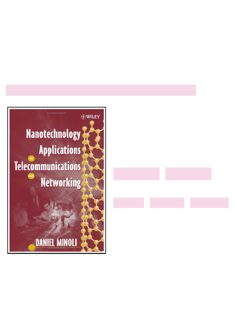 Nanotechnology Applications to Telecommunications and Networking 1st ...