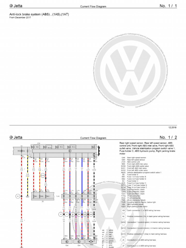 VW Beetle 2012+ - Anti-lock Brake System (ABS) PDF Free | PDF