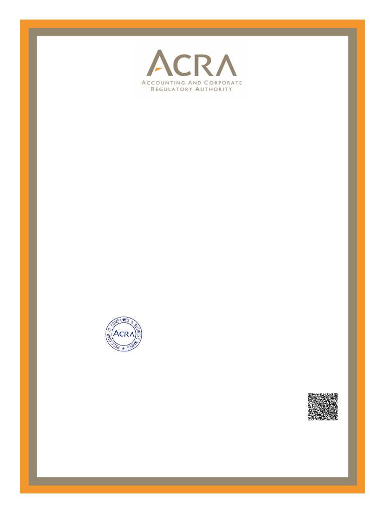 Certificate Registration of Charge | PDF