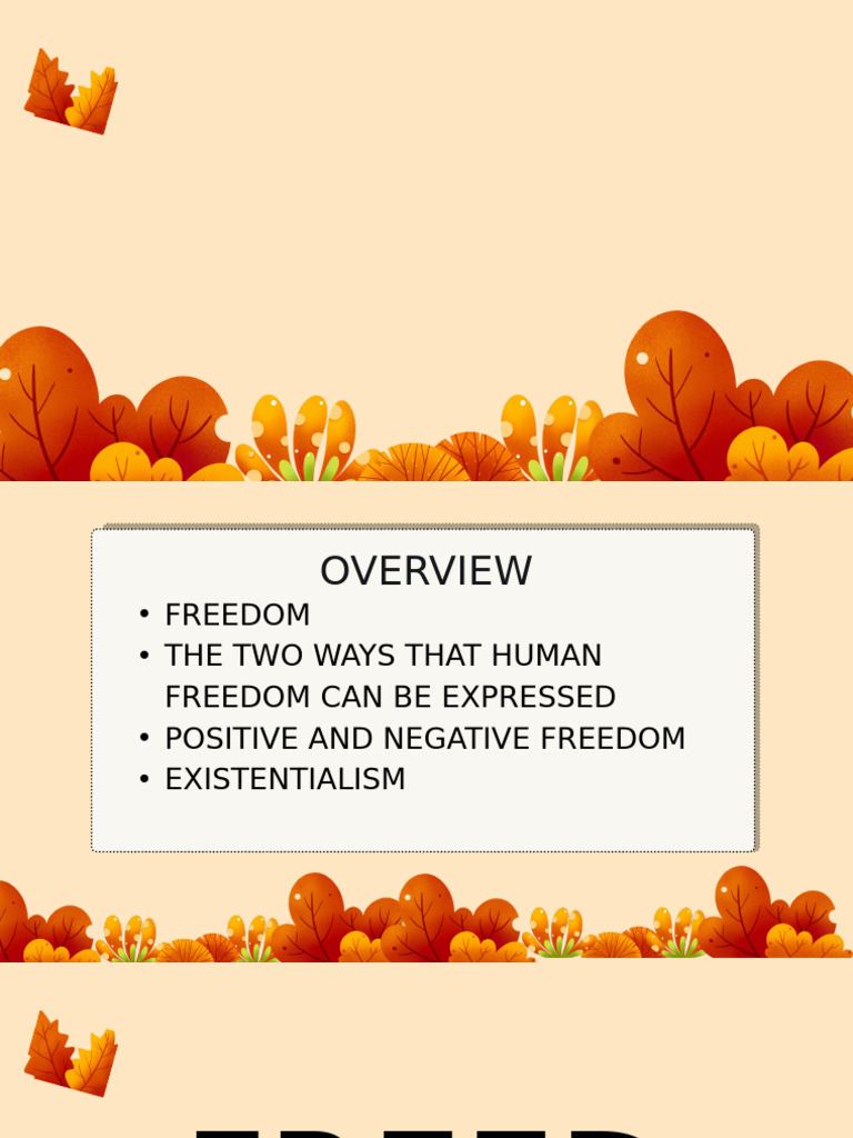 Understanding Human Freedom Concepts | PDF | Free Will