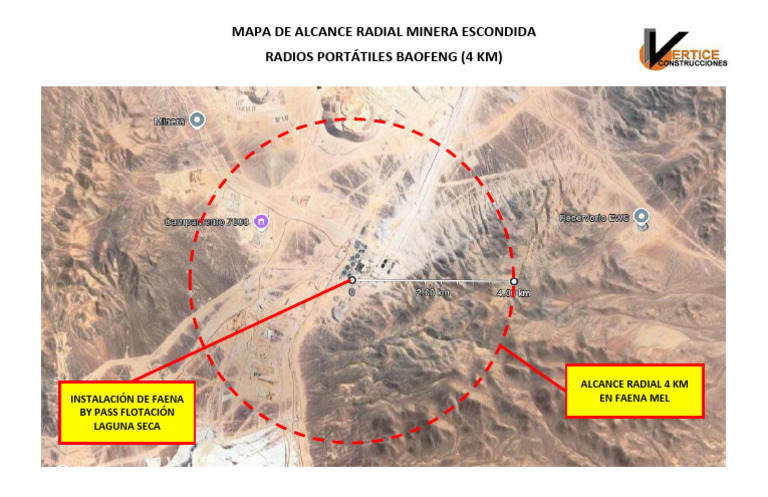 Mapa Alcance Radial by Pass - Baofeng 4 KM | PDF