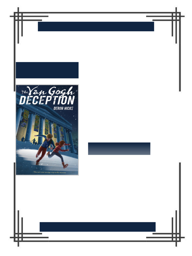 The Van Gogh Deception Deron R. Hicks eBook textbook edition pdf | PDF ...