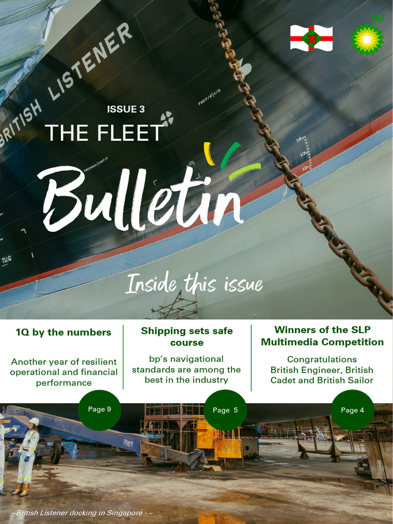 British Listener's Safe Docking in Singapore | PDF | Bp | Liquefied ...