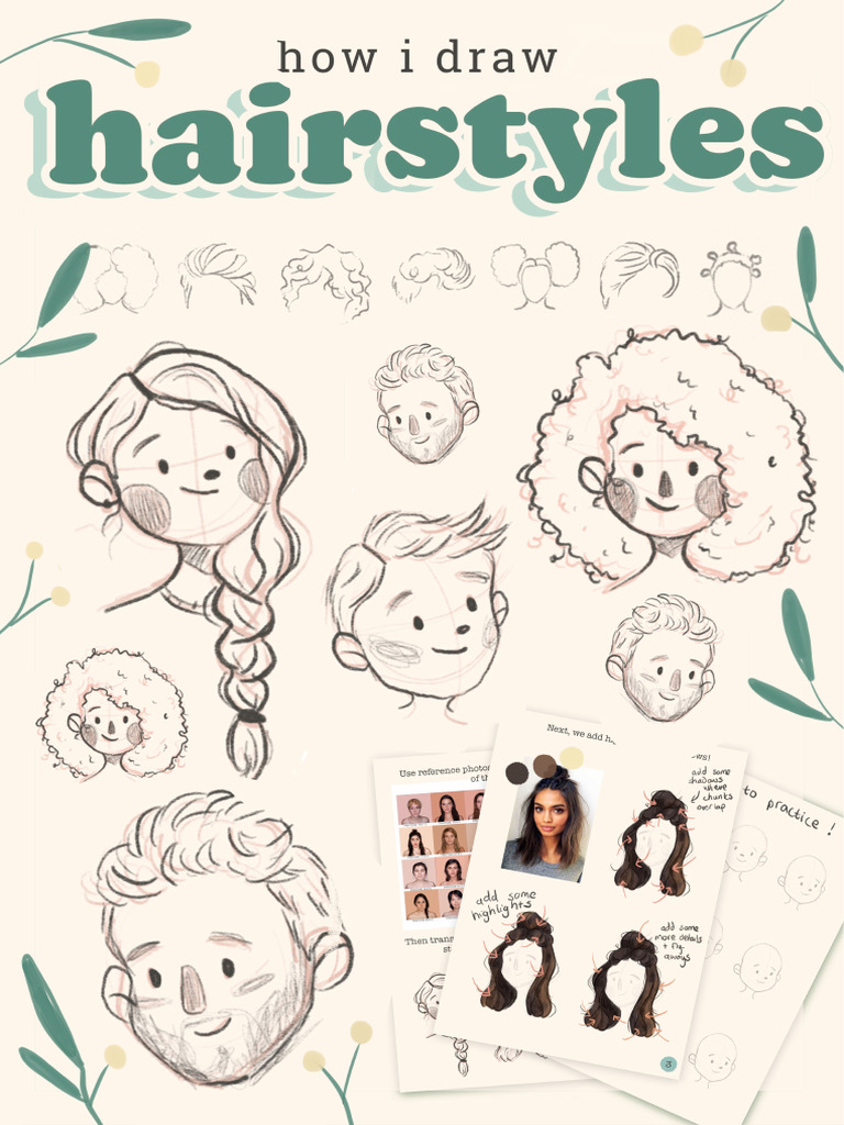 How i Draw Hairstyles | PDF