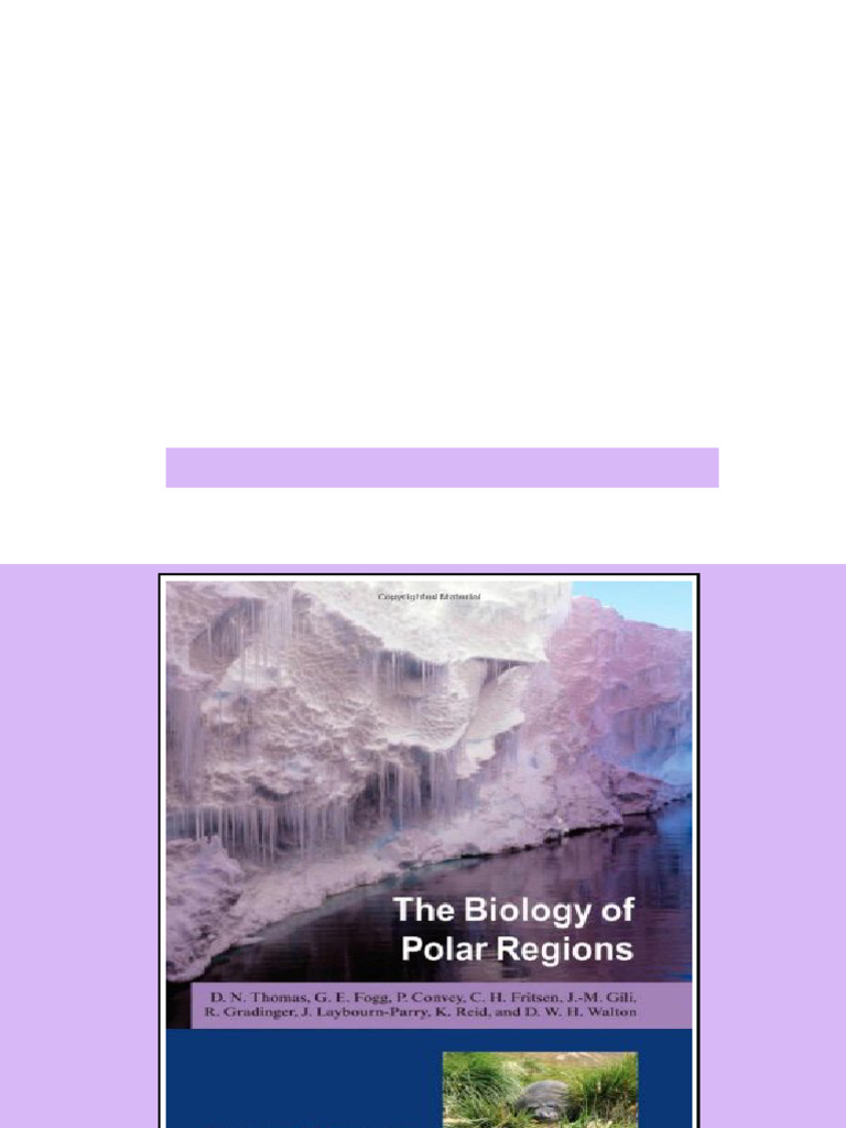(Ebook) The Biology of Polar Regions (Biology of Habitats Series) by G ...