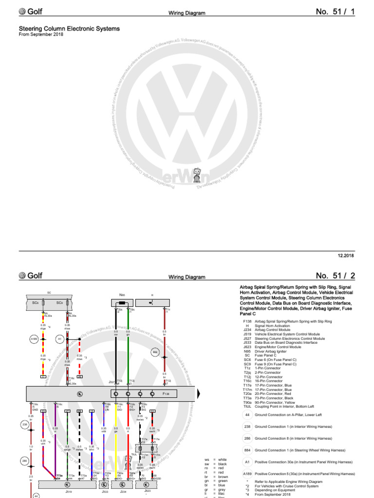 2000 Vw Golf Wiring Harness Diagram