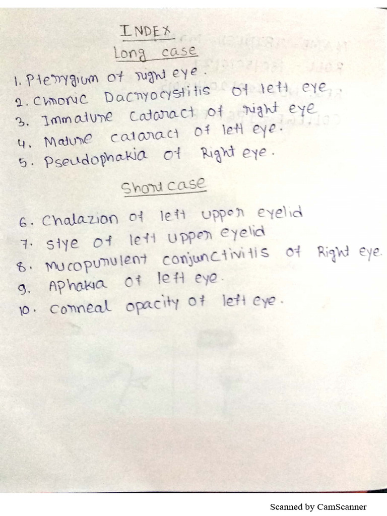 Opthal Cases | PDF