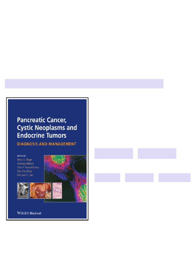 Pancreatic Cancer Cystic Neoplasms and Endocrine Tumors Diagnosis and ...